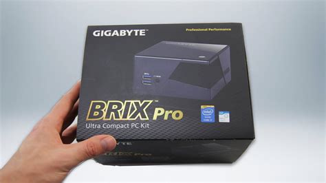 Gigabyte Brix Pro Gb Bxi R Unboxing Overview