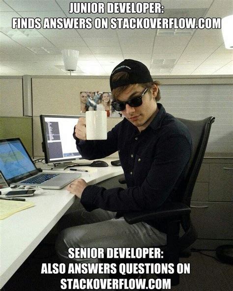 Stackoverflow Juniordeveloper Programming Developer Frontend Backend Programminglove