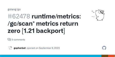 Runtimemetrics Gcscan Metrics Return Zero 121 Backport · Issue