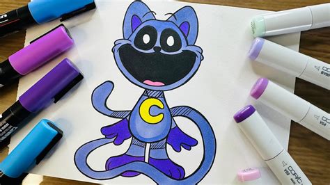 COMO DESENHAR O CatNap Smiling Critters YouTube