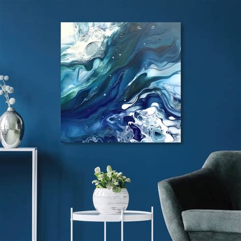 Морская гладь Квадрат Интернет магазин Respace дизайнерские обои плитка шторы краска