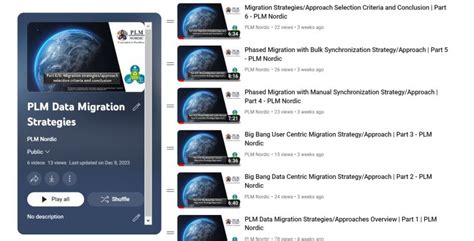 Plm Data Migration Strategies Plm Nordic