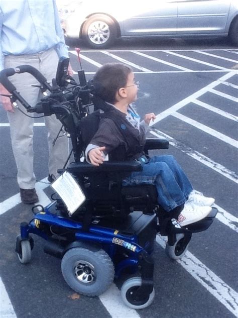 Awesome Power Chair With Head Array He Can Drive It With His Head His Hand Control Is