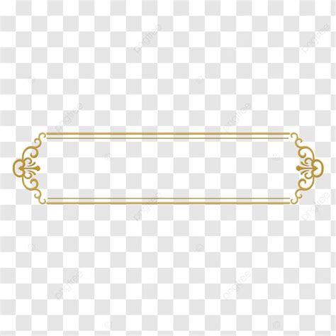 금 텍스트 프레임 화려한 측면 텍스트 텍스트 테두리 국경 Png 일러스트 및 Psd 이미지 무료 다운로드 Pngtree