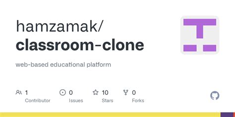 Github Hamzamak Classroom Clone Web Based Educational Platform