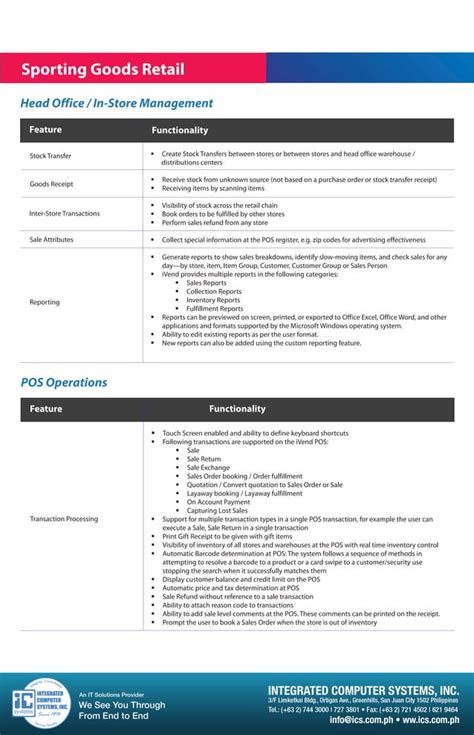 Industry Focus Sporting Goods Retail PDF