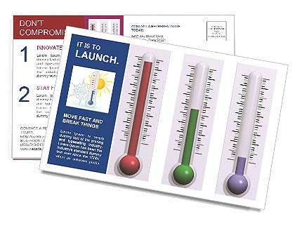 Isolated White Background Thermometers For Cold Warm And Hot Temperature Reading Accuracy