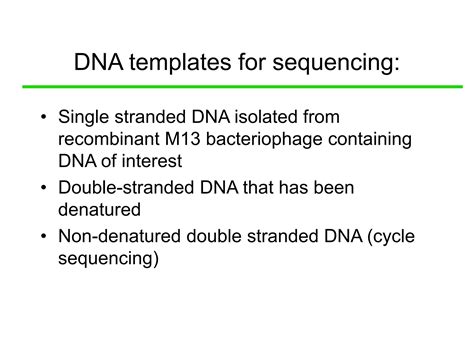 dna sequencing history methods and ngs ppt