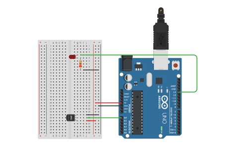 circuit design fire alarm tinkercad