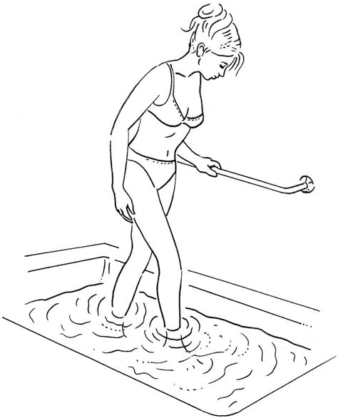 Water Treading Australian Babe Of Herbal Medicine