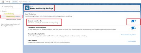 Eventlogfile Object In Salesforce Astrea It Services