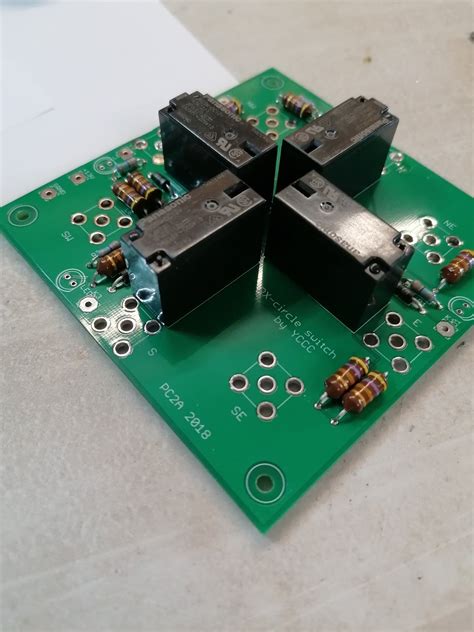 switch phase unit assembling the pcb s 9 circle rx array 2020 21