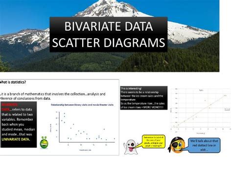 Statistics Bivariate Data Scatter Diagrams And Correlations