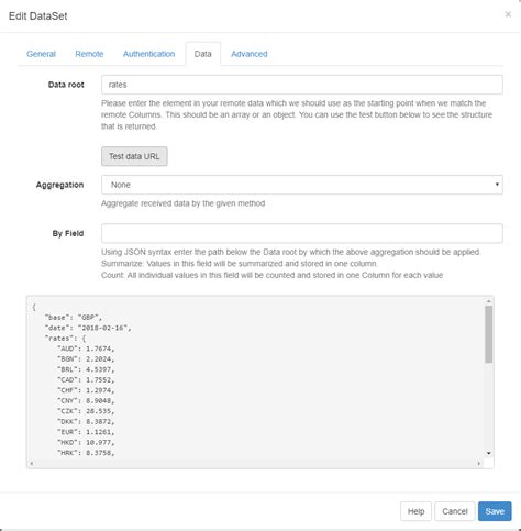 Data Set Remote Data Source Get Help Xibo Community
