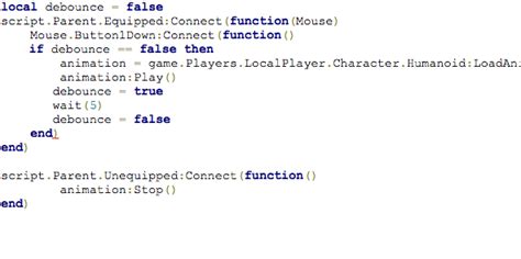 How Would I Give This Animation Script A Cooldown Scripting Support