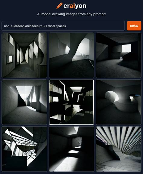 Non Euclidean Architecture Liminal Spaces R Weirddalle