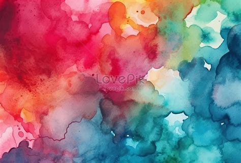 추상 수채화 화려한 배경 사진 무료 다운로드 Lovepik