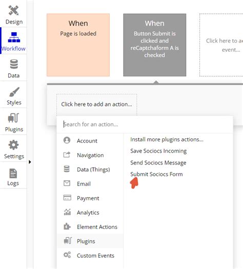 Bubble Plugin Sociocs Form