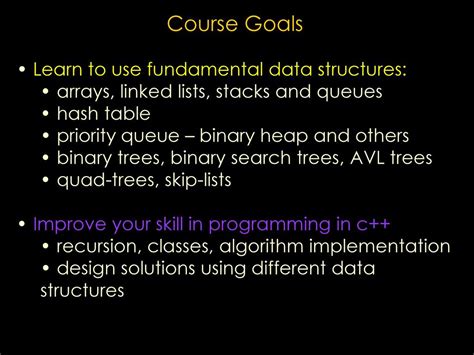 Cs 315 Data Structures B Ravikumar Office 116 I Darwin Hall Phone