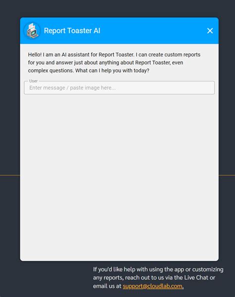 How To Use The Report Toaster Ai Assistant