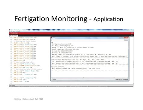 Fertigation Monitoring Iot Proof Of Concept Ppt