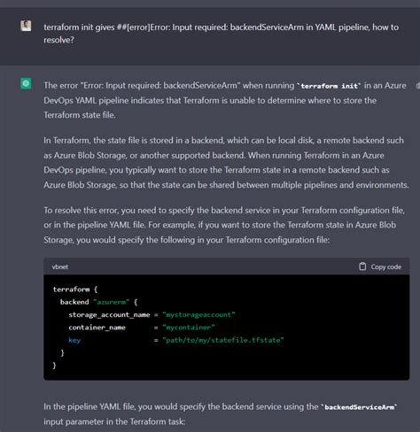 My Experience Using Chatgpt To Create An Azure Devops Pipeline With Terraform In Deploying Azure