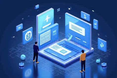 Improved Cpanel Administration Platform Stock Illustration