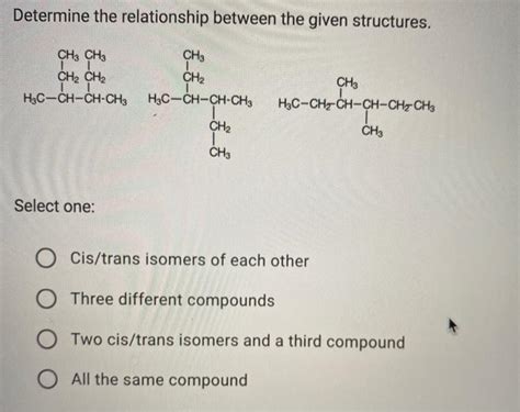 Solved Determine The Relationship Between The Given