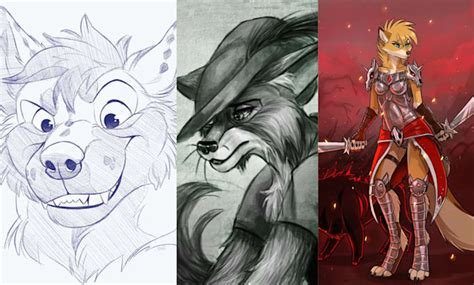 Draw Your Furry Art Fursona Nsfw Character Design By Vickiefurry