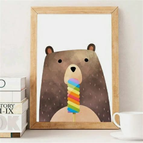 کمدا قیمت و خرید قاب نقاشی رنگ رنگی سایز A4