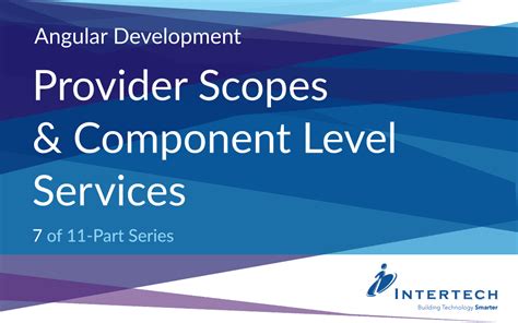 Angular Provider Scopes And Component Level Services