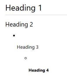 Headers In Markdown Lists Dont Render Correctly In HTML Output Stack Overflow