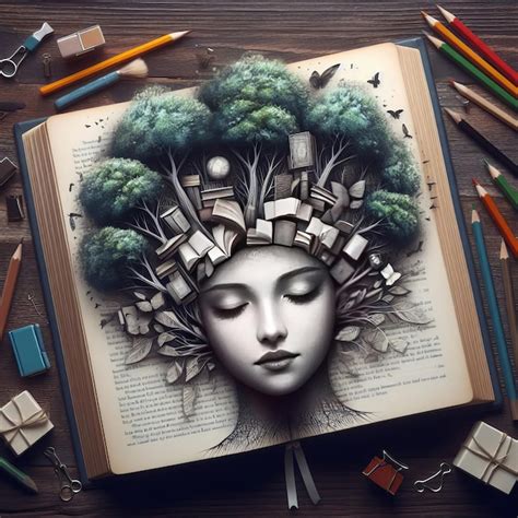 The Power Of Knowledge World Book Day Generative Ai Premium Ai