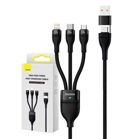 Кабель Microusb Usb Type C Baseus кабель три в одном купить по низкой цене в интернет