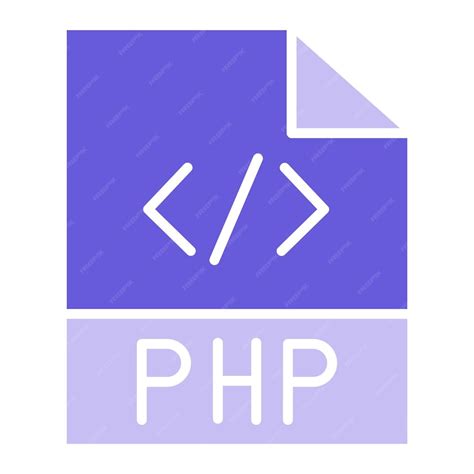 Premium Vector Php File Vector Illustration