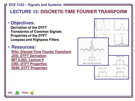 ppt lecture 15 discrete time fourier transform powerpoint