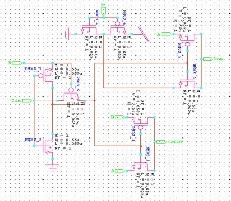 full adder circuit diagram using cmos