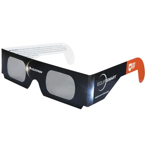 Celestron Eclipsmart Solar Safe Filter Technology Eclipse Glasses Iso 12312 22015 Walmart