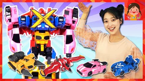 최강전사 미니특공대x 특공x 머신 볼트 새미 루시 맥스 4단 합체 변신로봇 어린이 장난감 [유라] Youtube