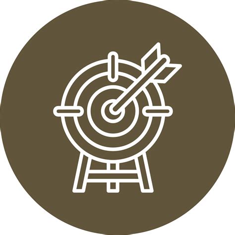 Dart Board Vector Icon Vector Art At Vecteezy