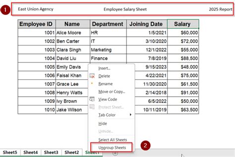 How To Add Same Header To All Sheets In Excel 5 Simple Ways Excel