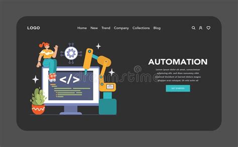 Devops Web Banner Or Landing Stock Vector Illustration Of Support Flat 320813627