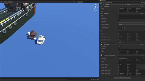 creating some dynamics behaviour with addforce the object seemingly