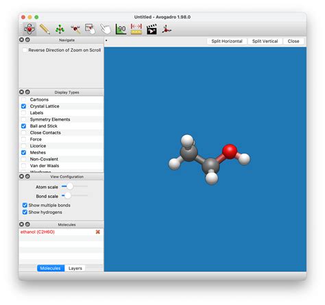 Consistency Of Program Appearance In Documentation Thoughts Wanted Documentation Avogadro