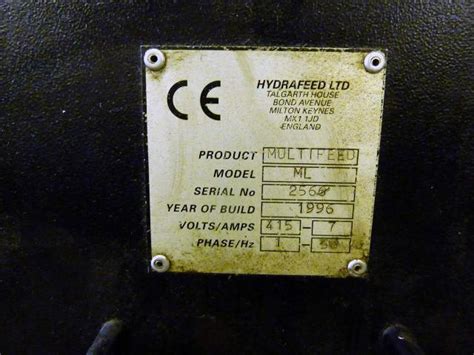 hydrafeed multifeed ml1 bar feed 1st machinery