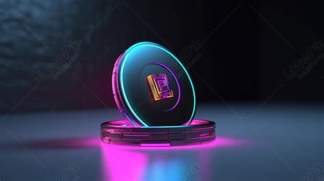 매혹적인 Nft 아트워크 배경 텍스트를 위한 충분한 복사 공간을 갖춘 3d 렌더링 개념 현대 기술 배경 비트코인 배경 암호화폐 배경 이미지 Hd 현대 기술 비트