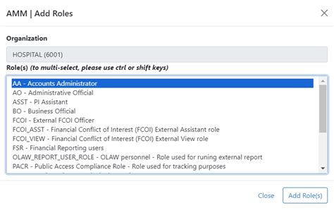 add delete user roles