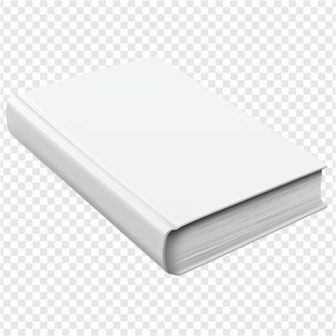 빈 화이트 북 모 디자인 템플릿 고립 Ai 생성 Psd