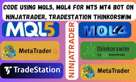 Code Using Mql Mql For Mt Mt On Ninjatrader Tradestation Thinkorswim By Muhammad