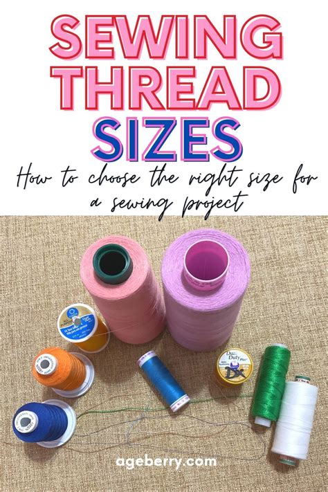 Different Types Of Thread For Sewing Artofit
